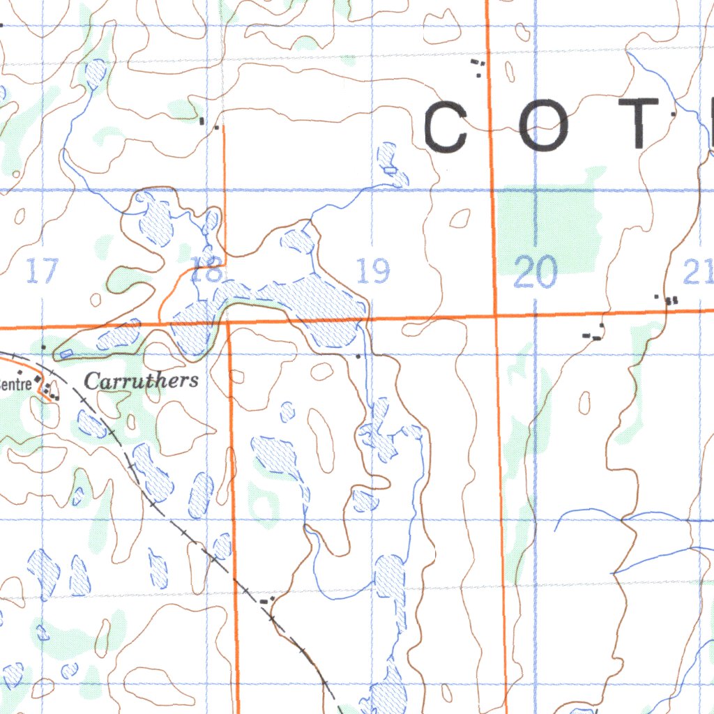 Baldwinton, SK (073C14 CanMatrix) Map by Natural Resources Canada ...