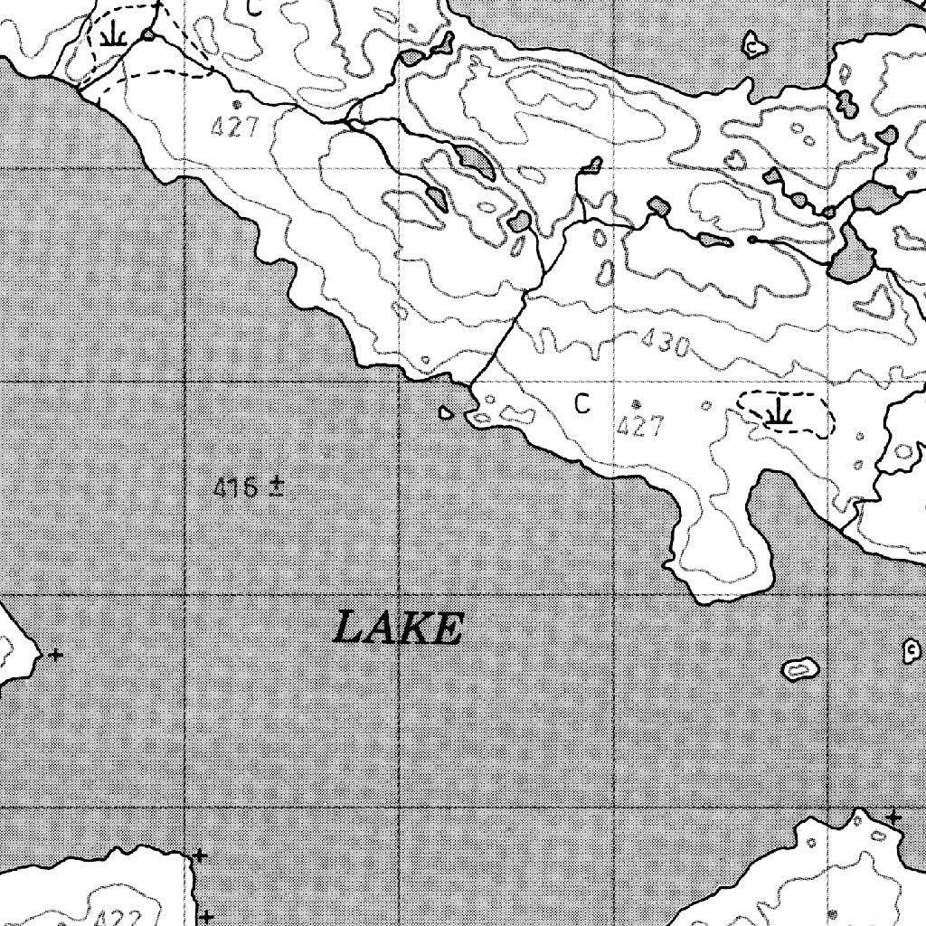 Starfish Lake, NT (076D05 CanMatrix) Map by Natural Resources Canada ...