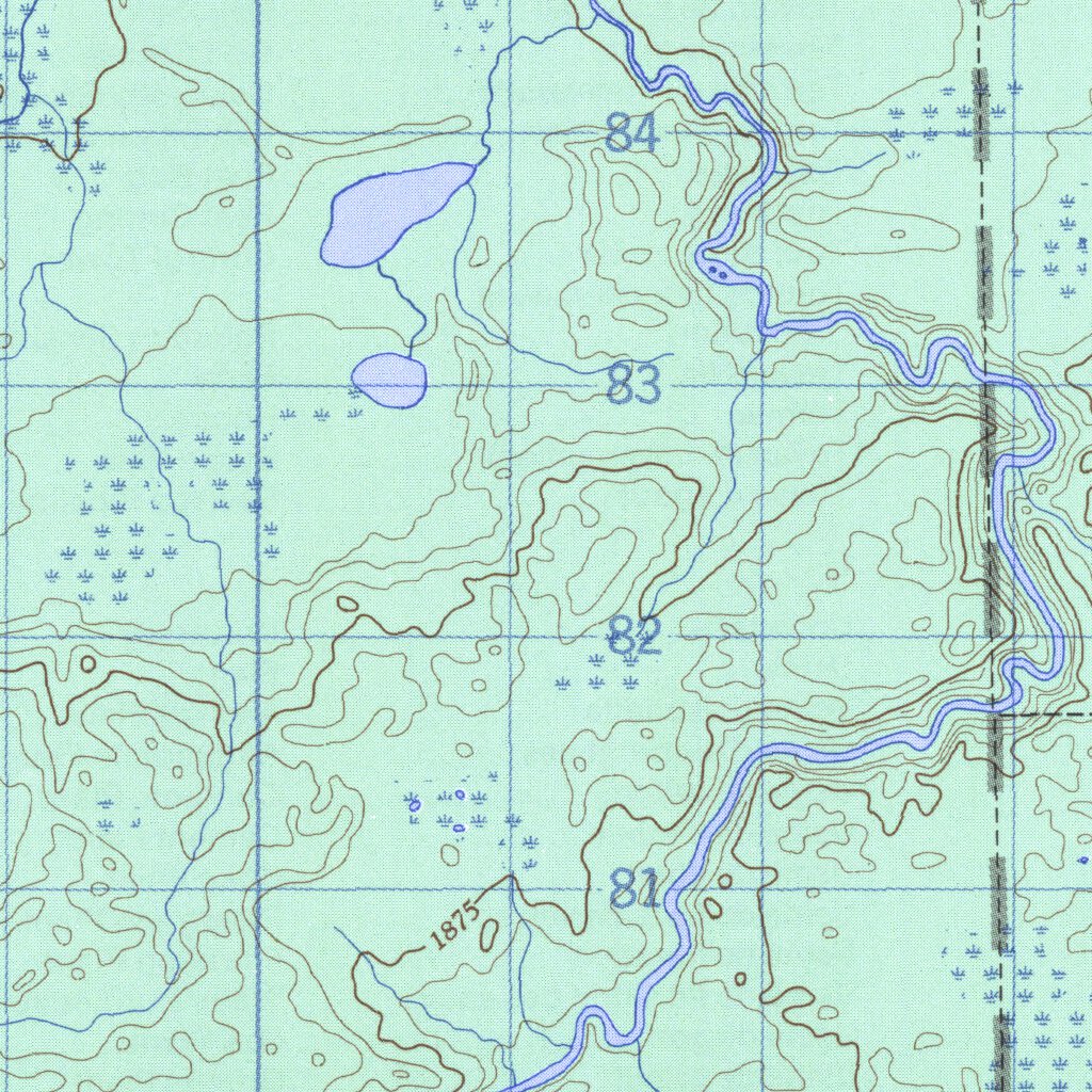 Cowper Lake, AB (073M16 CanMatrix) Map by Natural Resources Canada ...