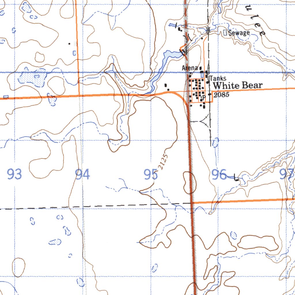 Kyle, SK (072K16 CanMatrix) Map by Natural Resources Canada | Avenza Maps