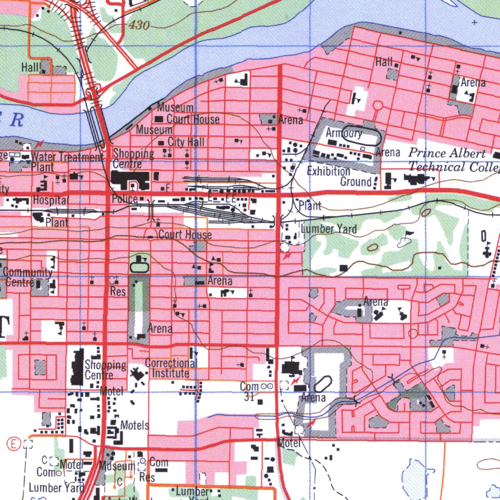 Prince Albert, SK (073H04 CanMatrix) Map by Natural Resources Canada ...