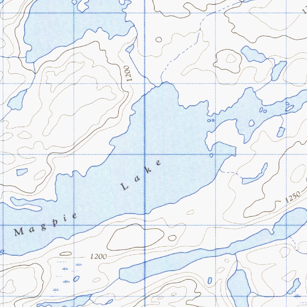 Magpie Lake, NT (075K07 CanMatrix) Map by Natural Resources Canada ...