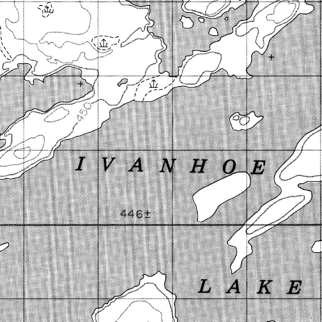 Odin Lake, NT (075B09 CanMatrix) Map by Natural Resources Canada ...