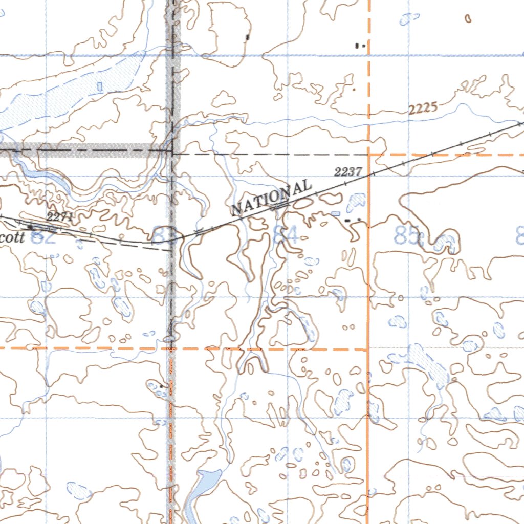 Bengough, SK (072H06 CanMatrix) Map by Natural Resources Canada ...