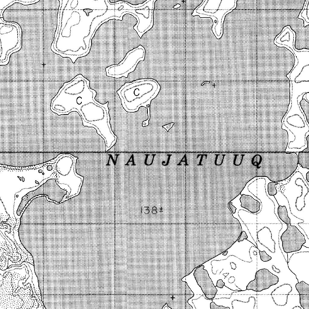 Naujatuuq Lake, NU (066G03 CanMatrix) Map by Natural Resources Canada ...