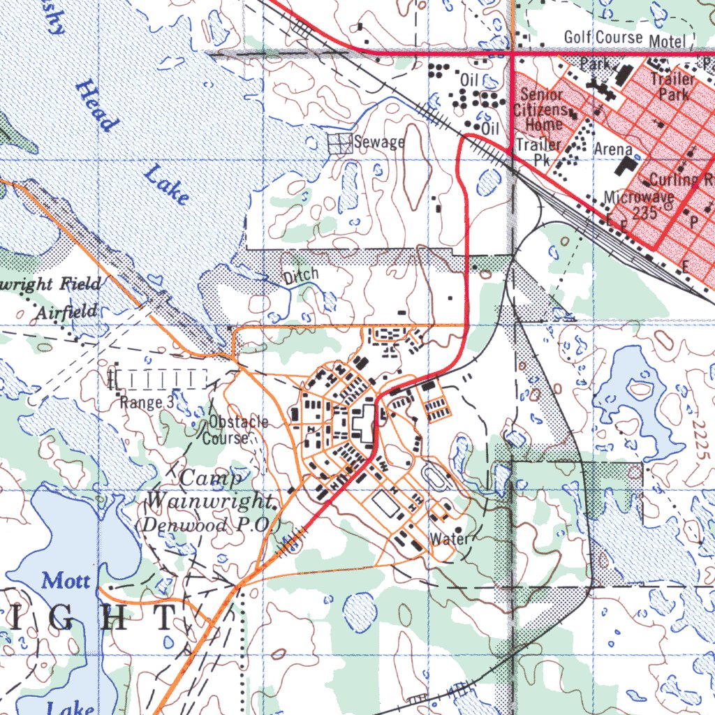 Wainwright, AB (073D15 CanMatrix) Map by Natural Resources Canada ...