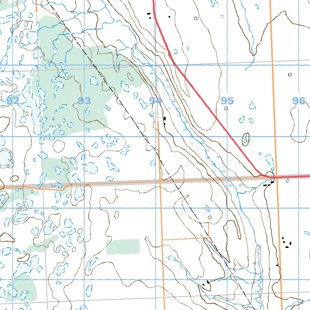 Crossfield, AB (082O08 CanMatrix) Map by Natural Resources Canada ...