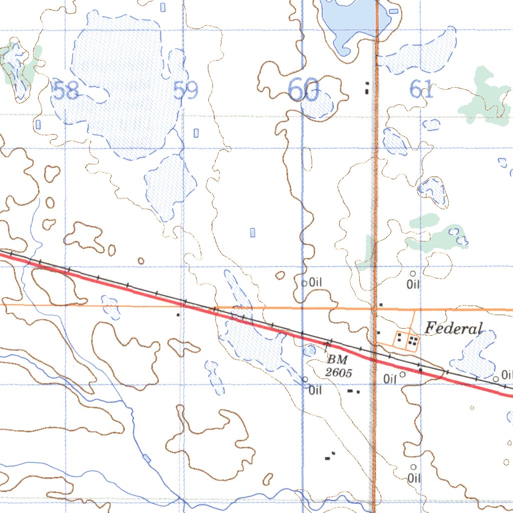 Castor, AB (073D04 CanMatrix) Map by Natural Resources Canada | Avenza Maps