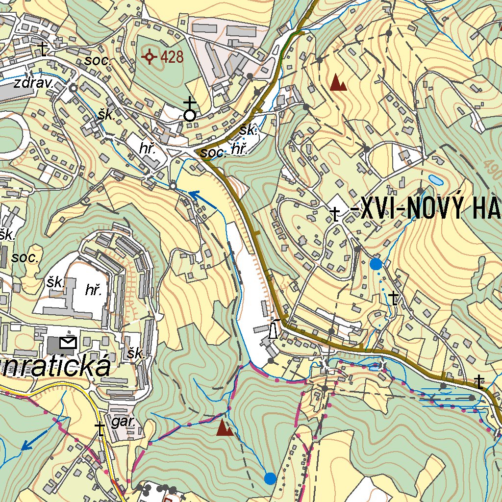Liberec (0205-B-d) Map by Cesky urad zememericky a katastralni | Avenza ...