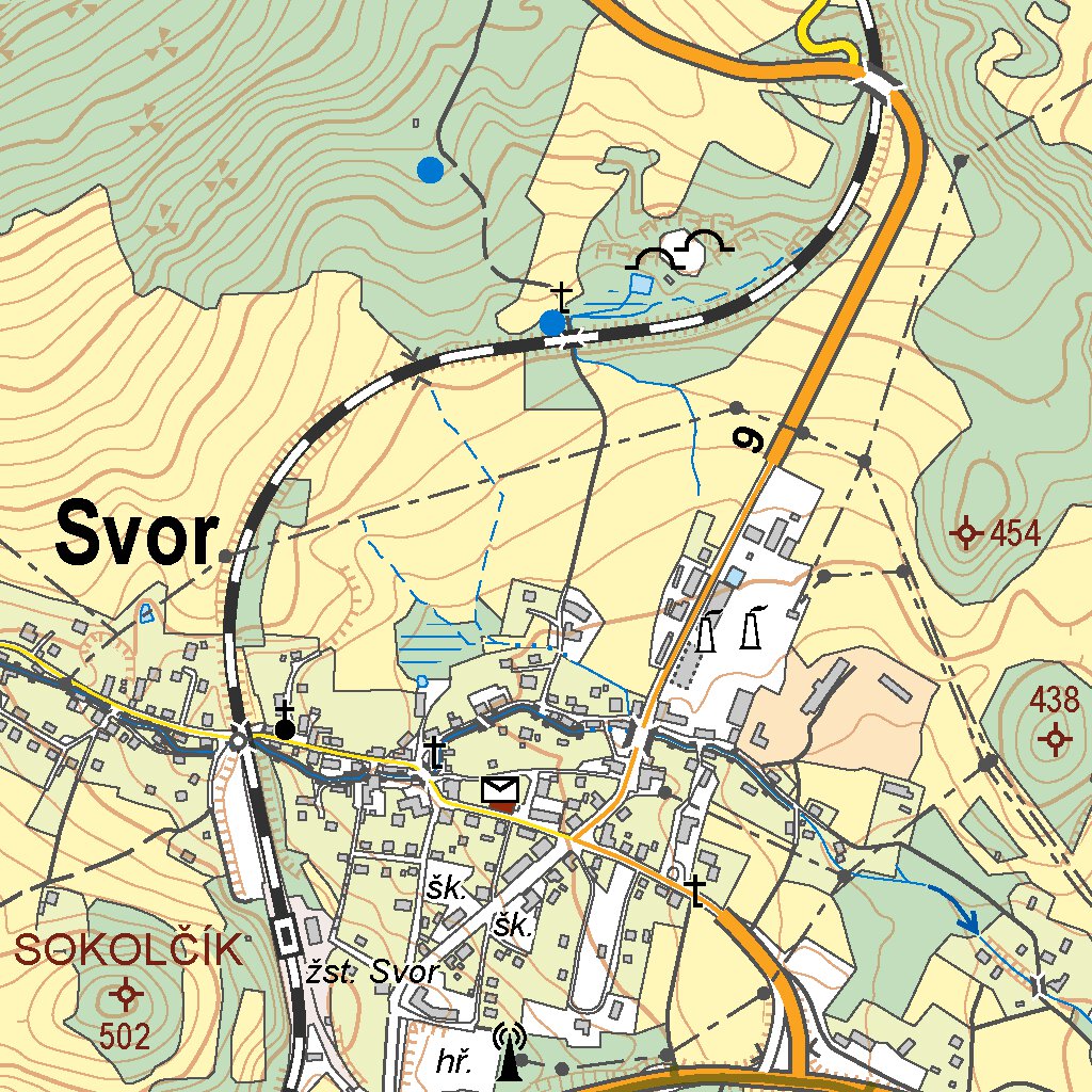 Nový Bor (0205-A-a) Map by Cesky urad zememericky a katastralni ...