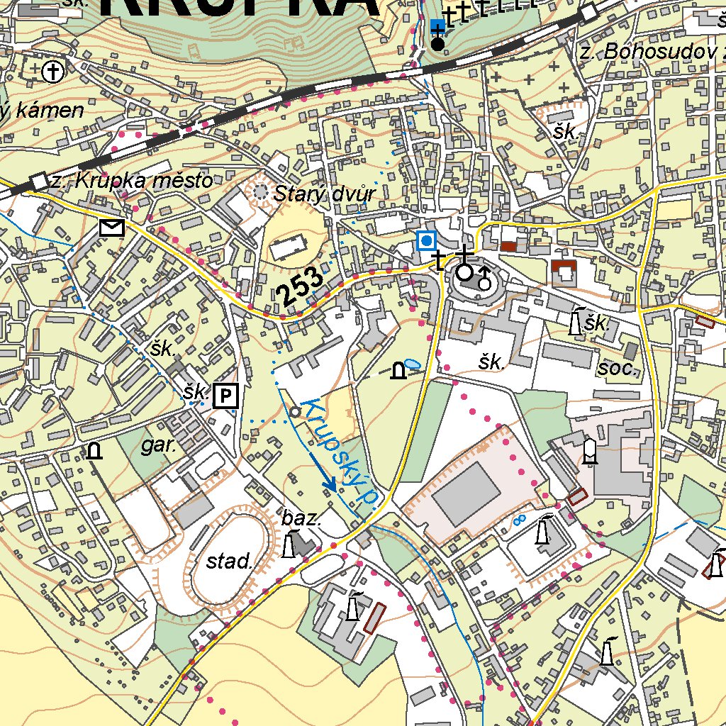Ústí nad Labem (0204-A-c) Map by Cesky urad zememericky a katastralni ...