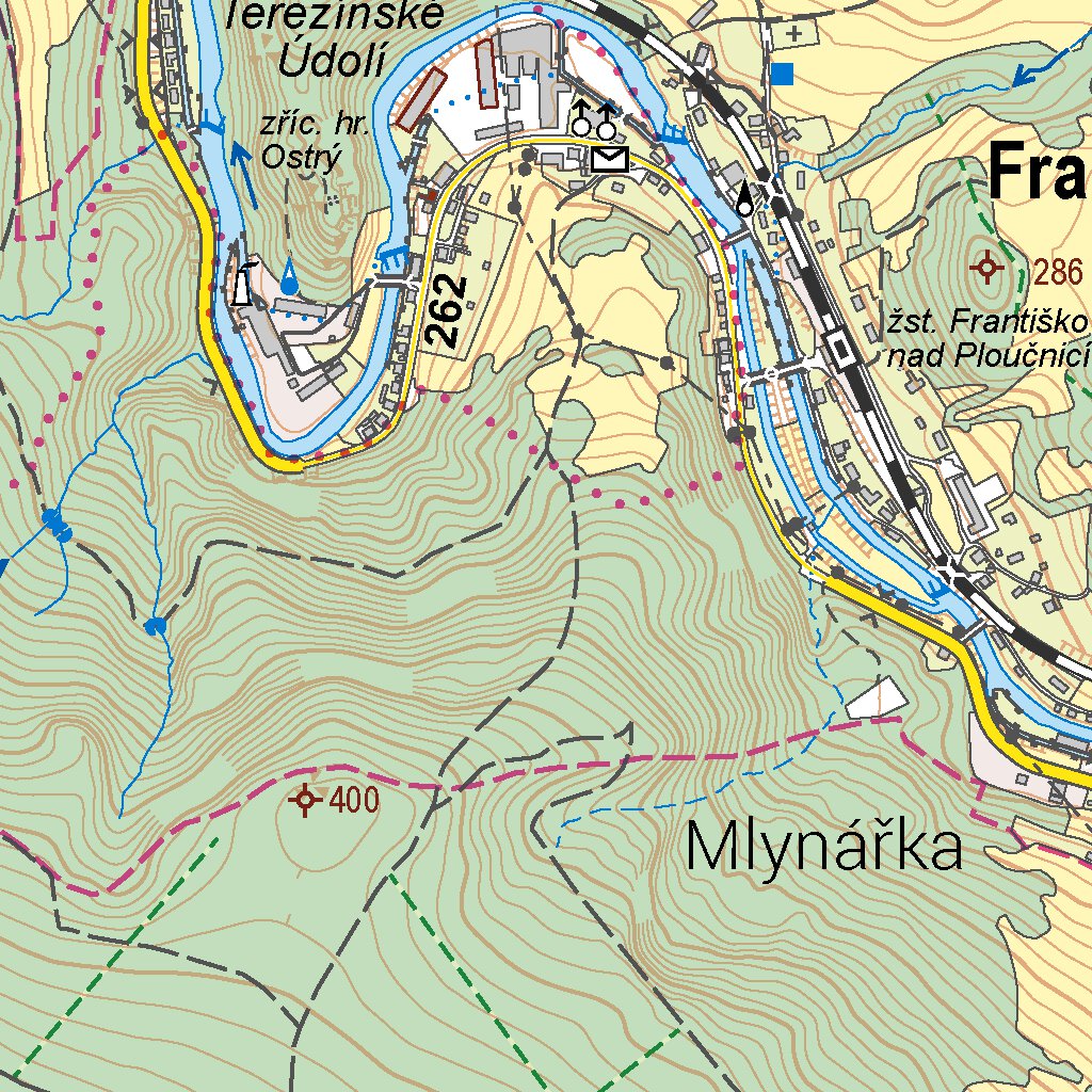 Děčín (0204-B-c) Map by Cesky urad zememericky a katastralni | Avenza Maps
