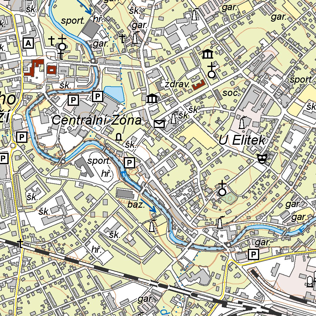 Varnsdorf (0105-C-c) Map by Cesky urad zememericky a katastralni ...
