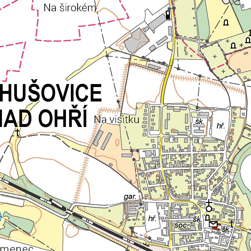 Litoměřice (0204-C-d) Map by Cesky urad zememericky a katastralni ...