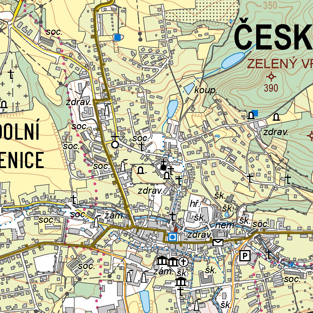 Děčín (0204-B-b) Map by Cesky urad zememericky a katastralni | Avenza Maps