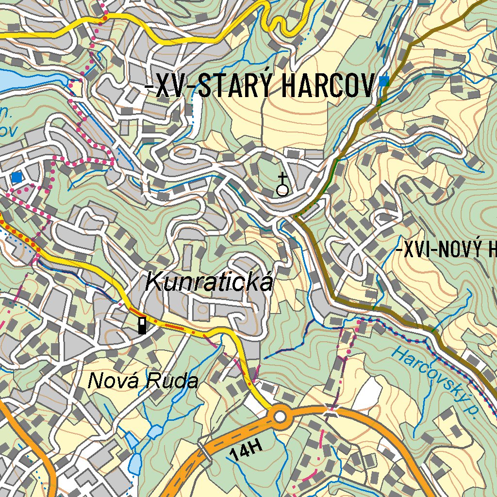 Liberec (0205-B) Map by Cesky urad zememericky a katastralni | Avenza Maps