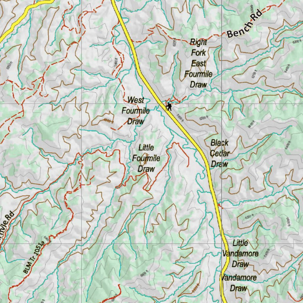 Colorado Unit 21 Bear Concentrations Map by HuntData LLC | Avenza Maps