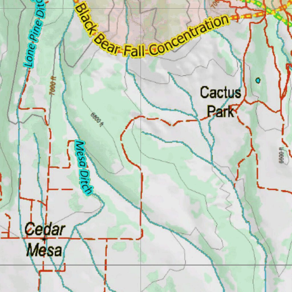 Colorado Unit 52 Bear Concentrations Map by HuntData LLC | Avenza Maps