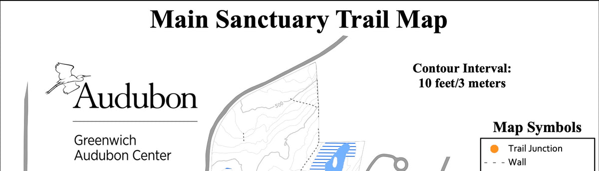Greenwich Audubon Main Sanctuary Trails Map by Greenwich Audubon Center ...