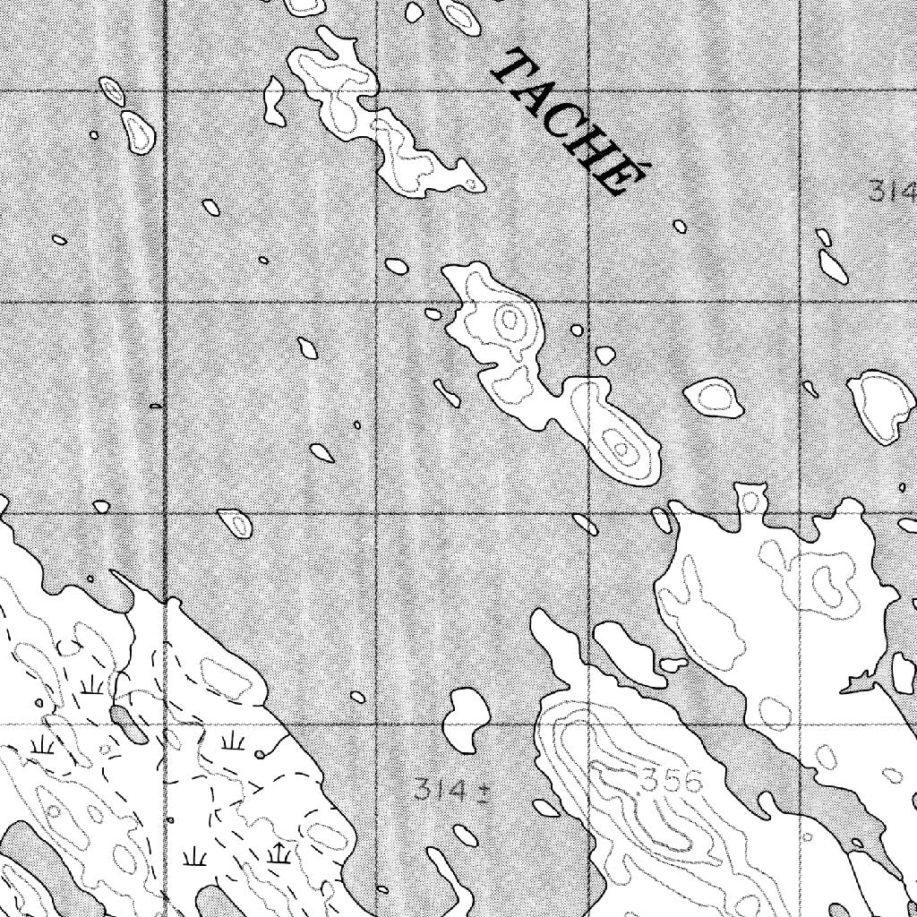 Lac Taché, NT (085M13 CanMatrix) Map by Natural Resources Canada ...
