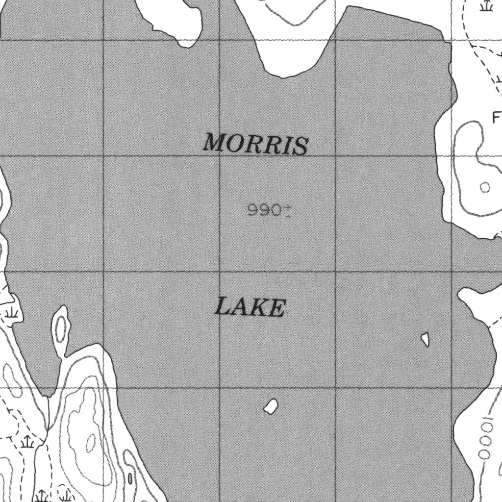 Morris Lake, YT (105B05 CanMatrix) Map by Natural Resources Canada ...