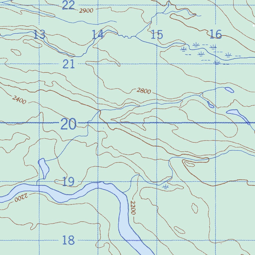Macrae, YT (105D10 CanMatrix) Map by Natural Resources Canada | Avenza Maps