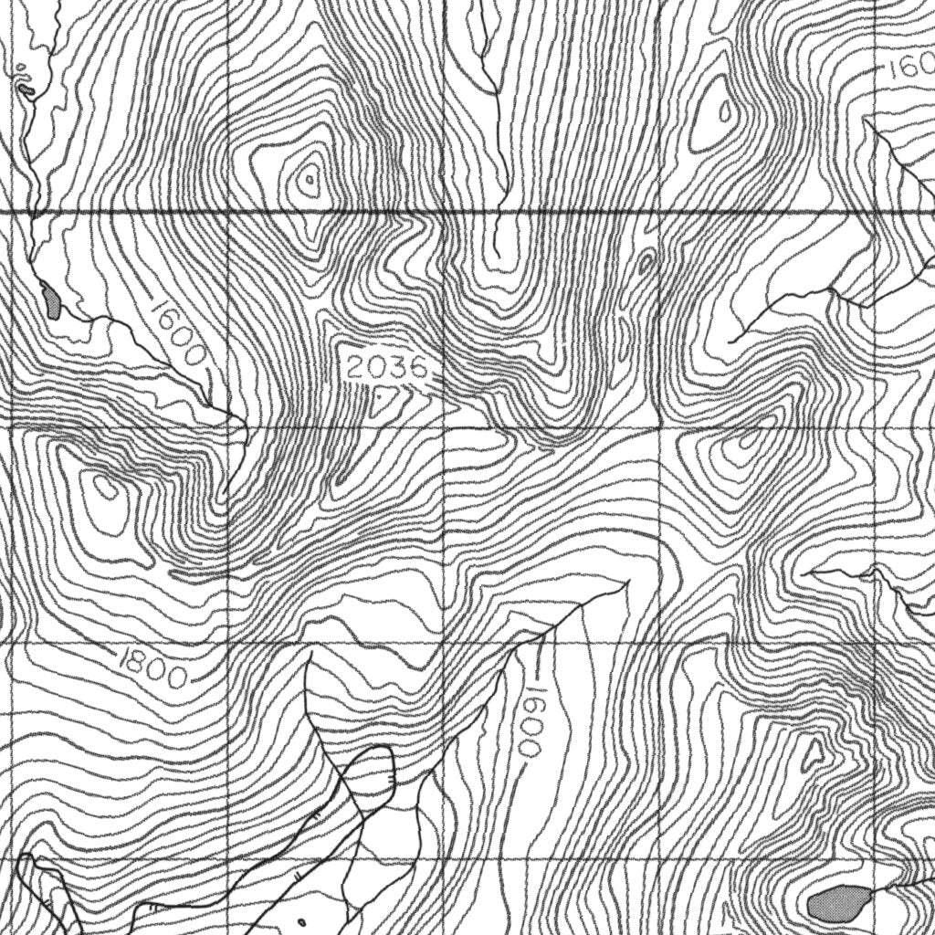 Irvine Lake, YT (105B11 CanMatrix) Map by Natural Resources Canada ...