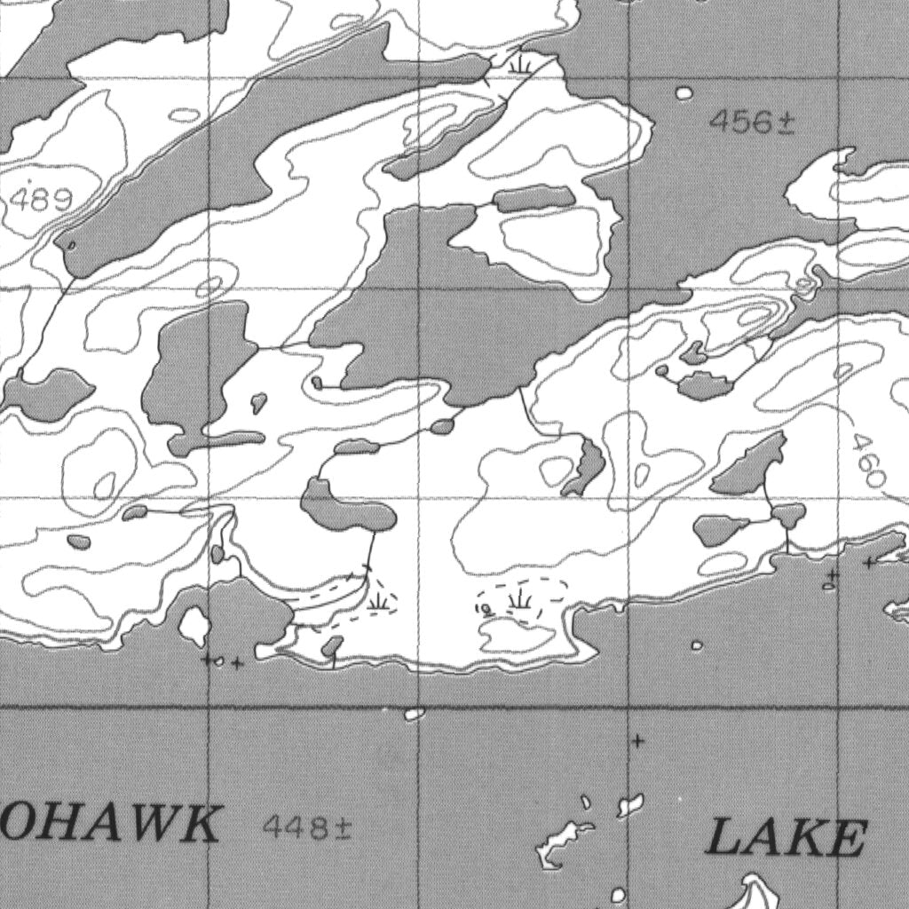 Mohawk Lake, NT (086A01 CanMatrix) Map by Natural Resources Canada ...