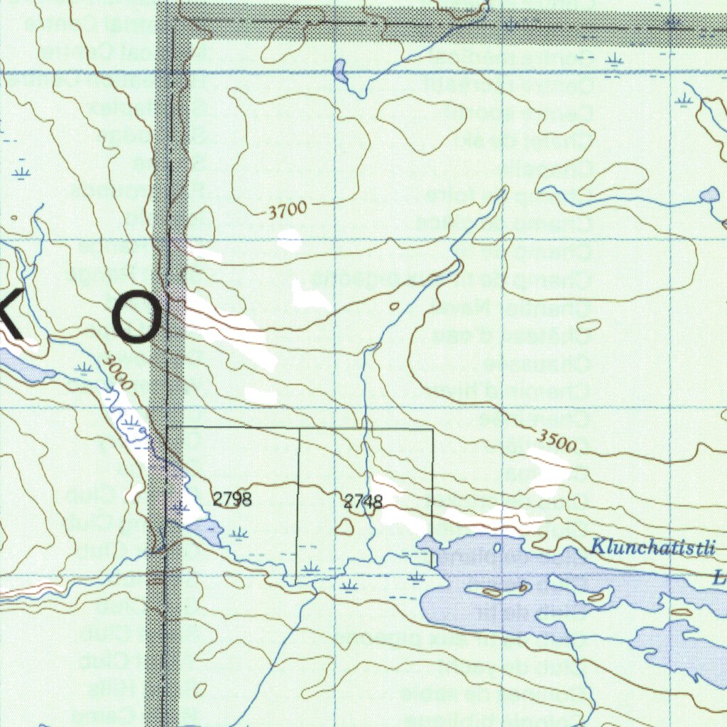 Euchiniko River, BC (093F08 CanMatrix) Map by Natural Resources Canada ...