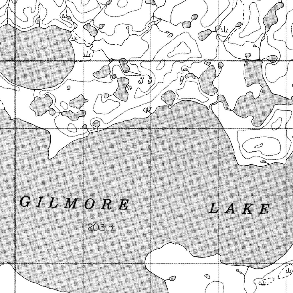Gilmore Lake, NT (097B15 CanMatrix) Map by Natural Resources Canada ...