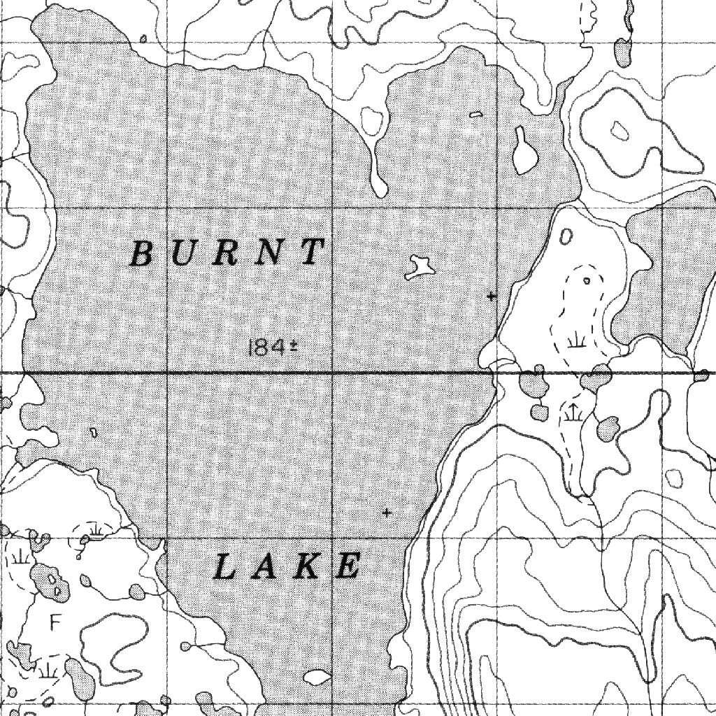 Burnt Lake, NT (106P08 CanMatrix) Map by Natural Resources Canada ...