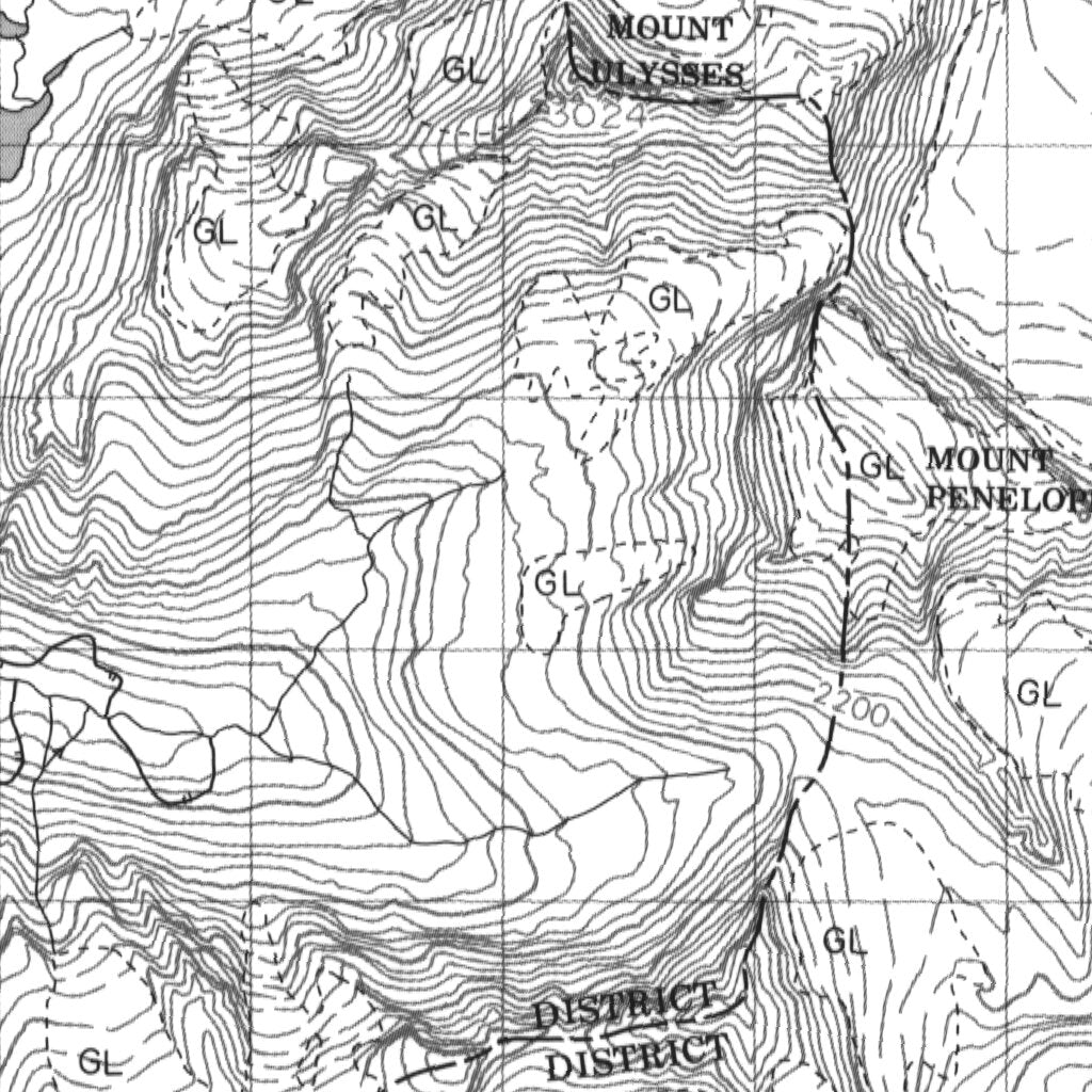 Cyclops Peak, BC (094F08 CanMatrix) Map by Natural Resources Canada ...