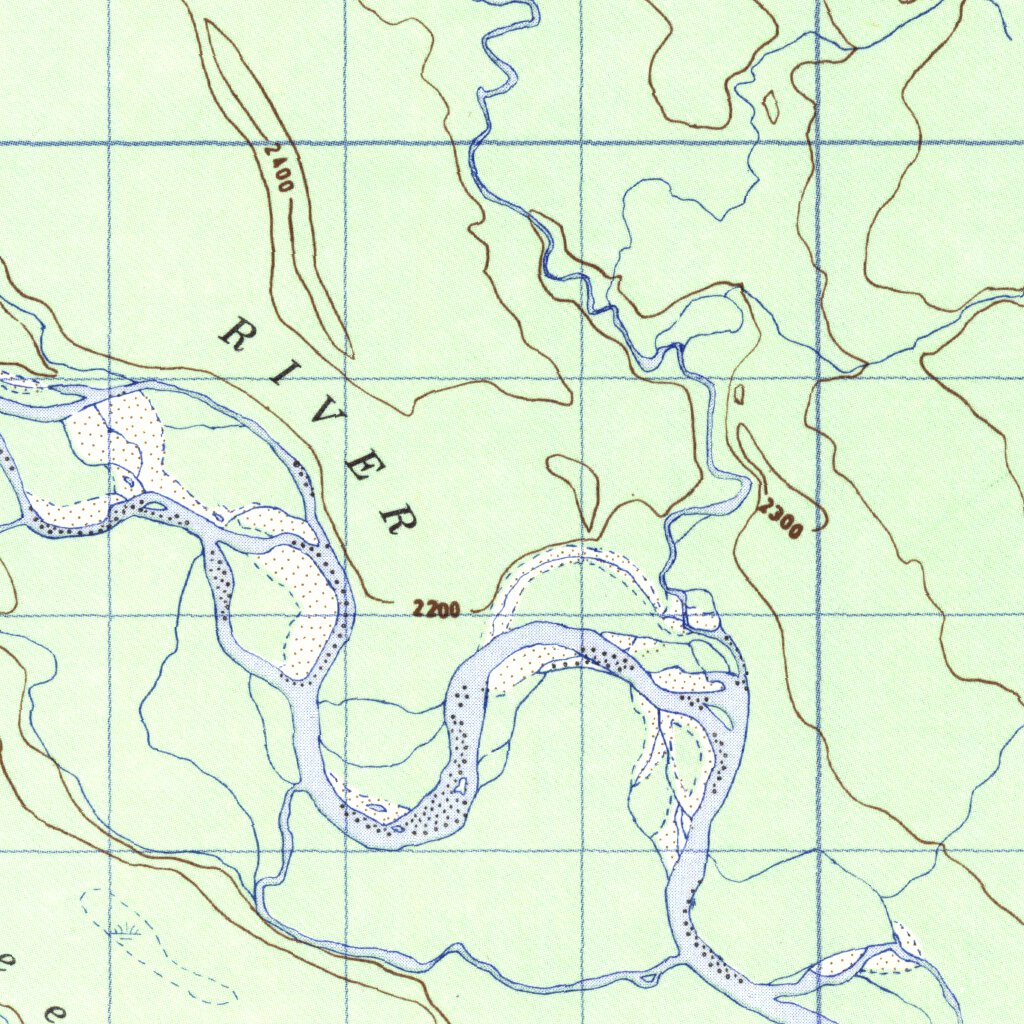 False Pass Creek, YT (105A05 CanMatrix) Map by Natural Resources Canada ...