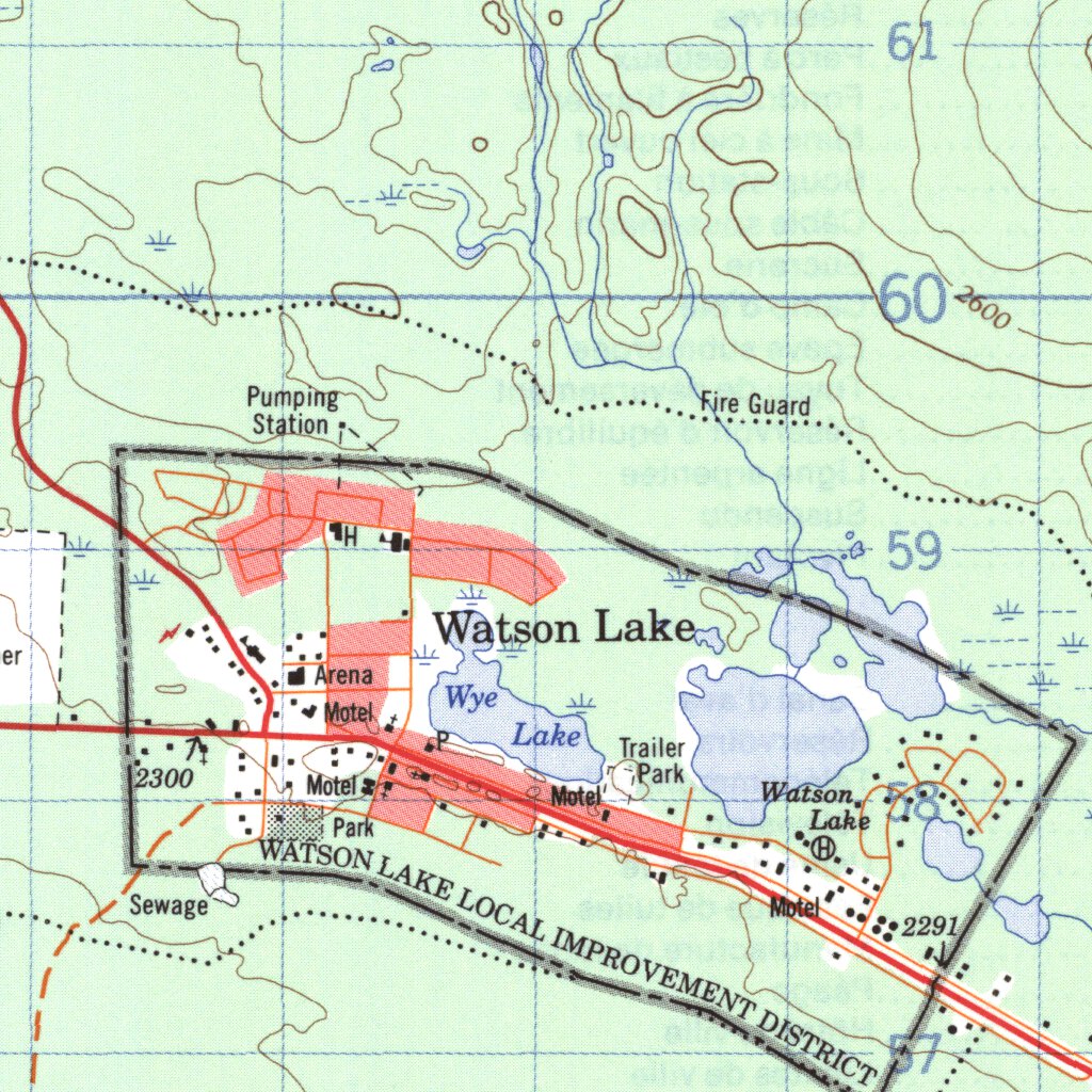 Watson Lake, BC (105A02 CanMatrix) Map by Natural Resources Canada ...