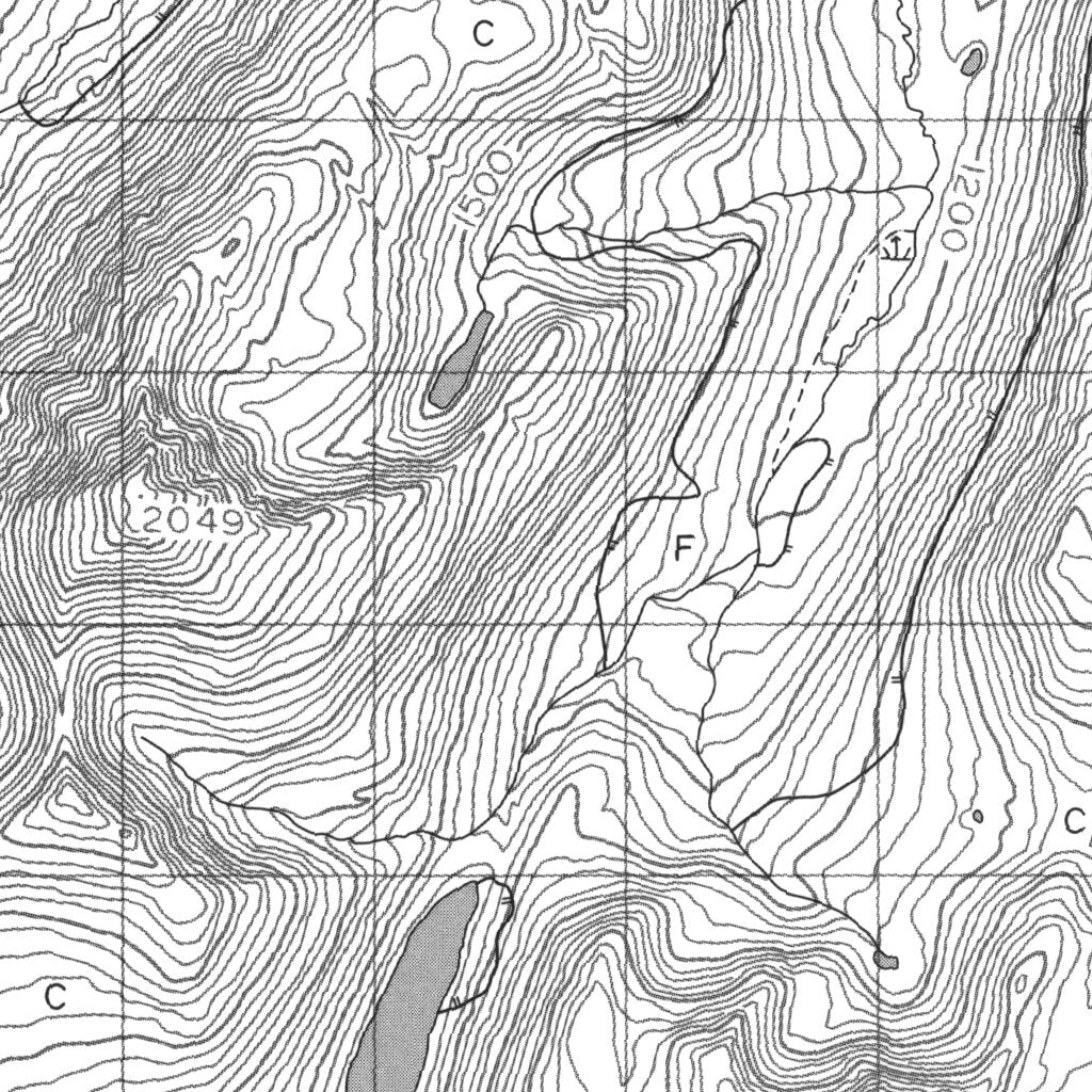 Sab Lake, YT (105B07 CanMatrix) Map by Natural Resources Canada ...