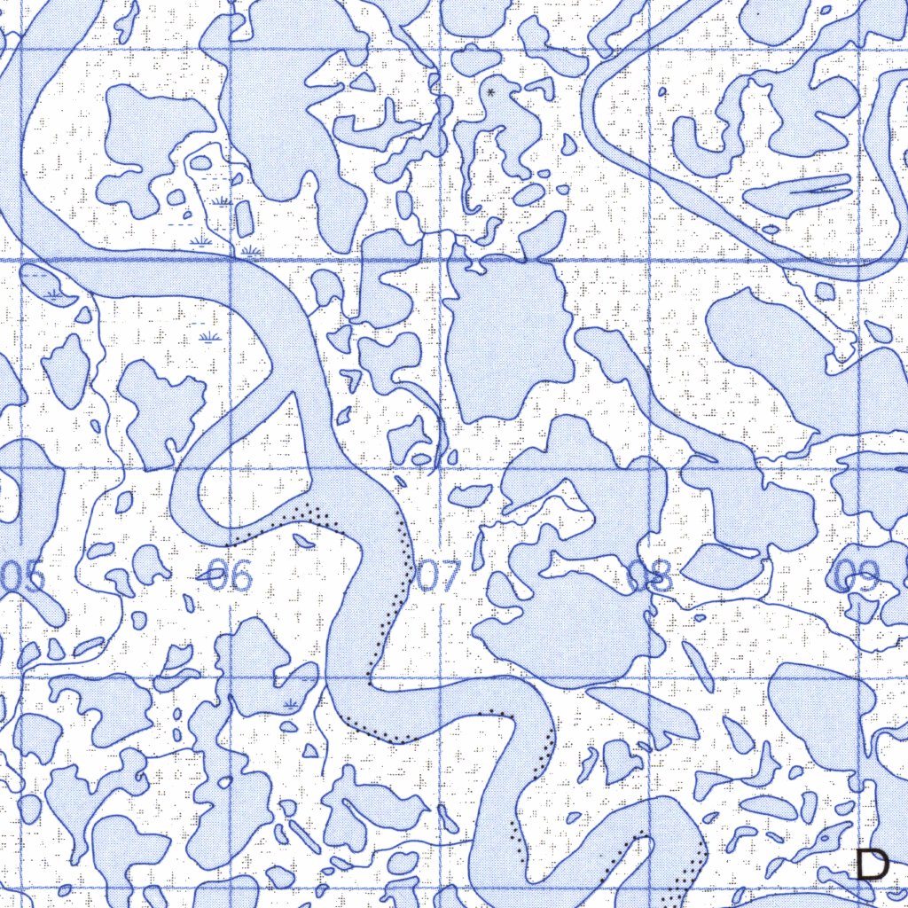 Peel Channel, NT (106M15 CanMatrix) Map by Natural Resources Canada ...