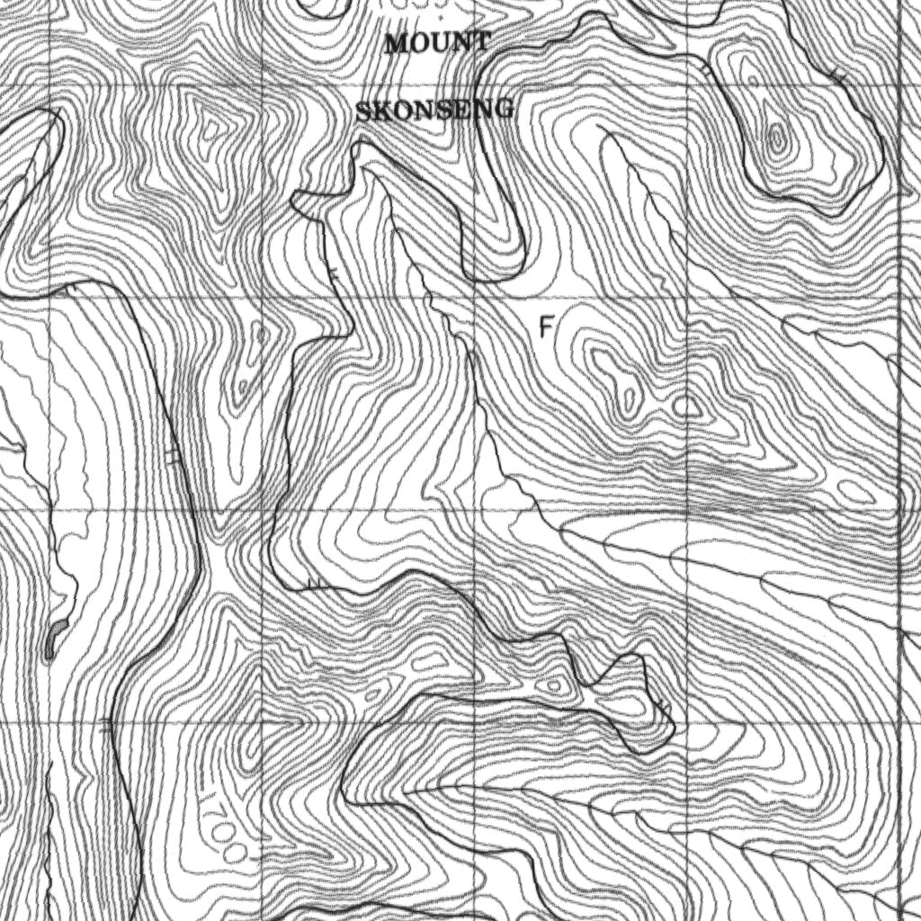 Mount Skonseng, YT (095D14 CanMatrix) Map by Natural Resources Canada ...