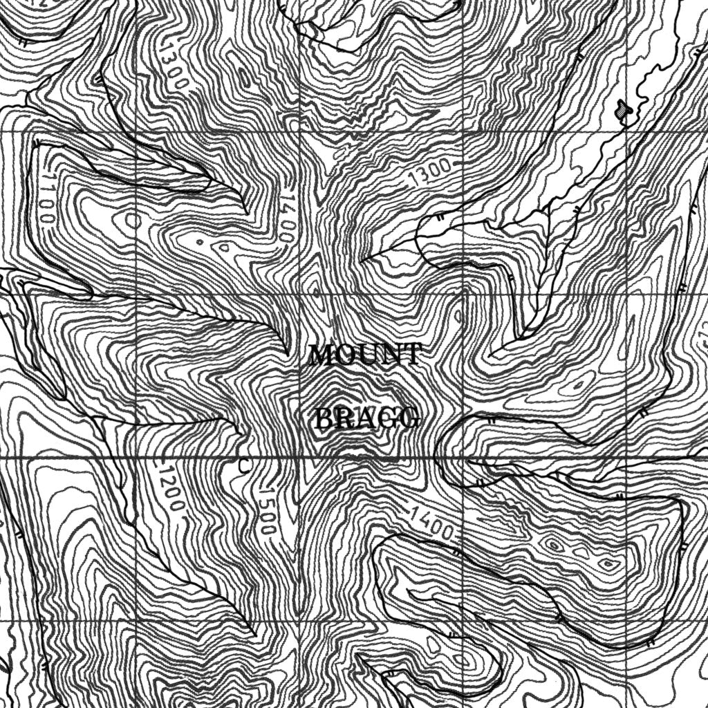 Mount Bragg, YT (116F09 CanMatrix) Map by Natural Resources Canada ...