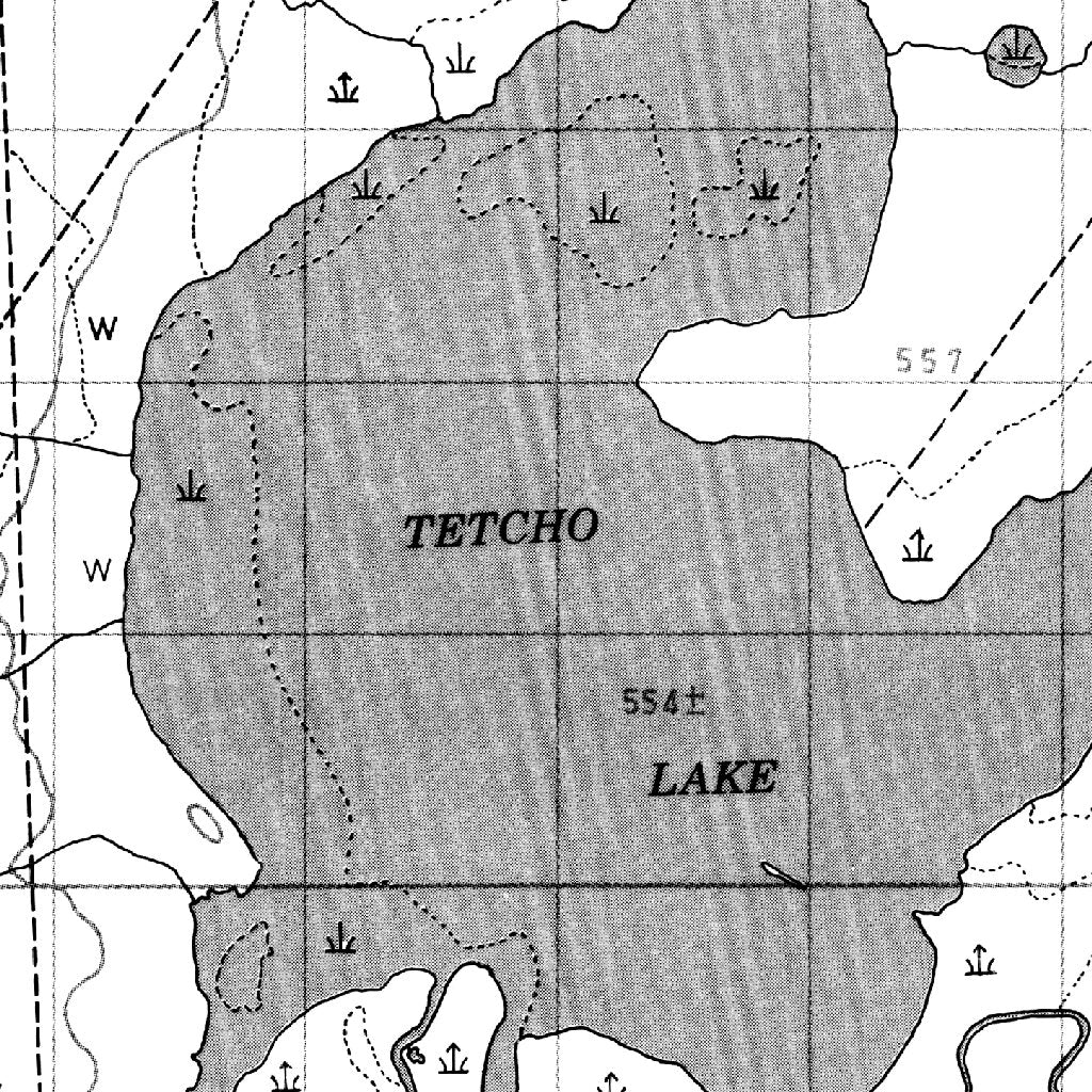 Tetcho Lake, NT (095A07 CanMatrix) Map by Natural Resources Canada ...