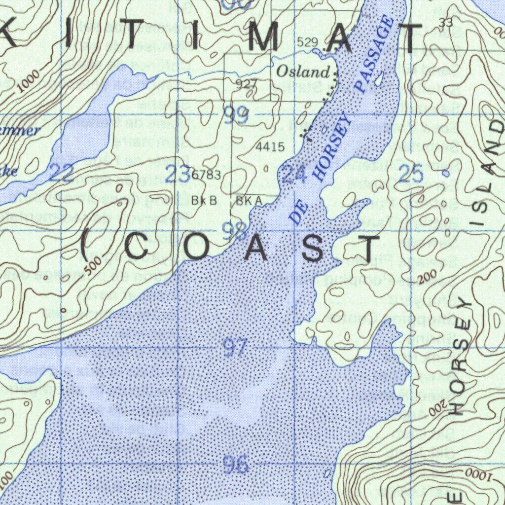 Port Edward, BC (103J01 CanMatrix) Map by Natural Resources Canada ...