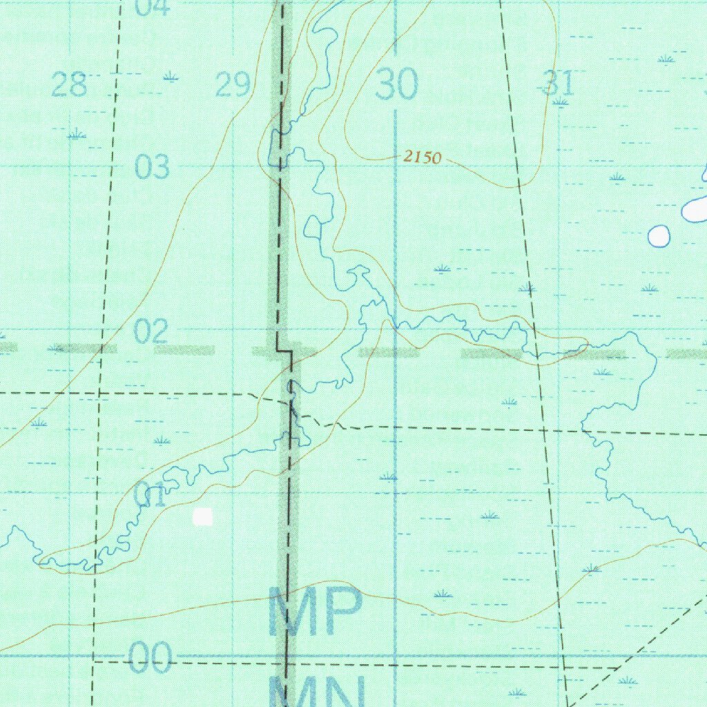 Cub Lakes, AB (084D16 CanMatrix) Map by Natural Resources Canada ...
