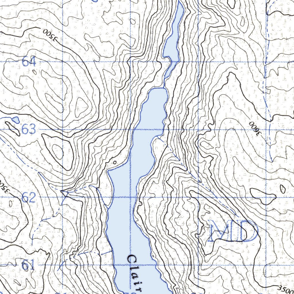 Claire Lake West, YT (105E14 CanMatrix) Map by Natural Resources Canada ...