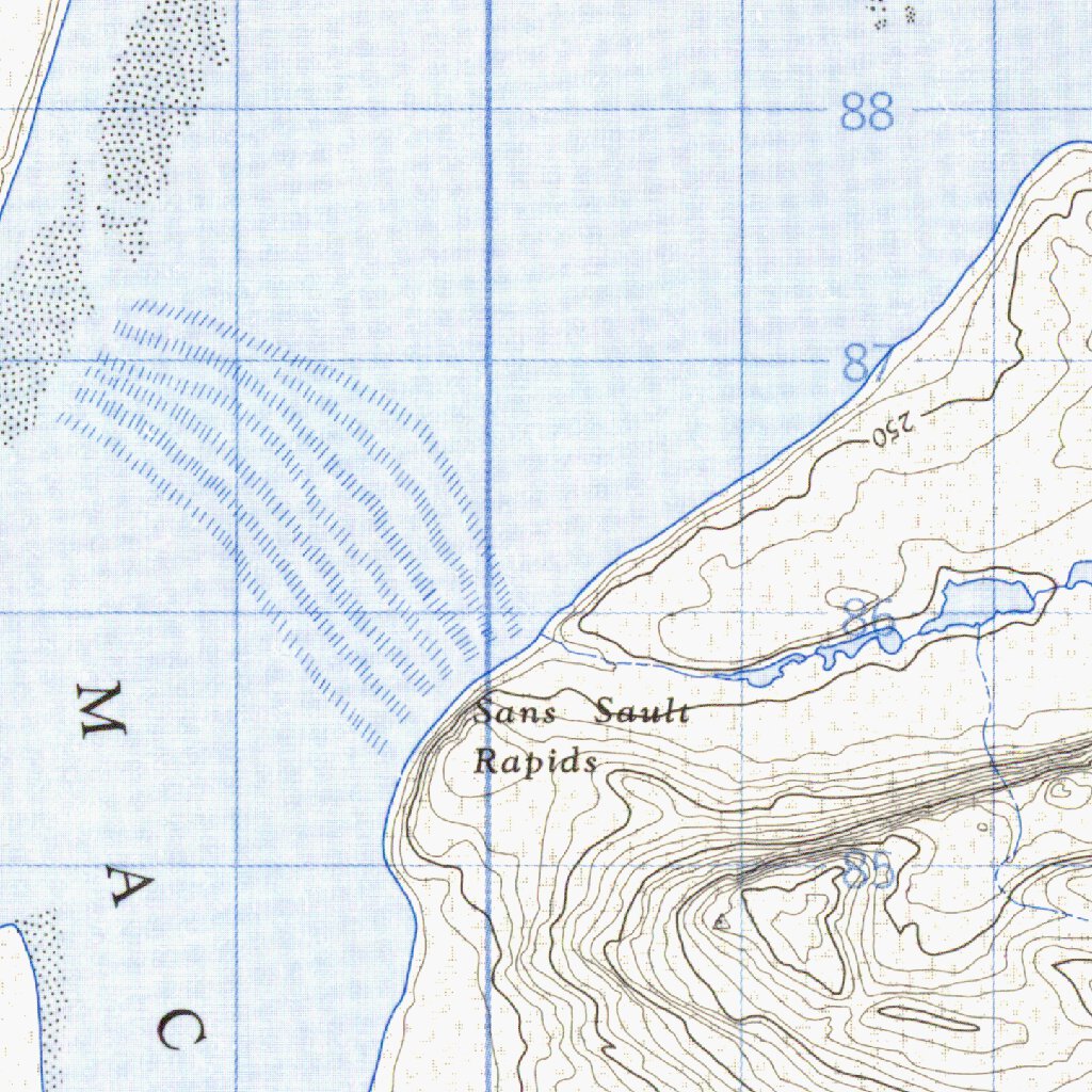 Sans Sault Rapids, NT (106H10 CanMatrix) Map by Natural Resources ...