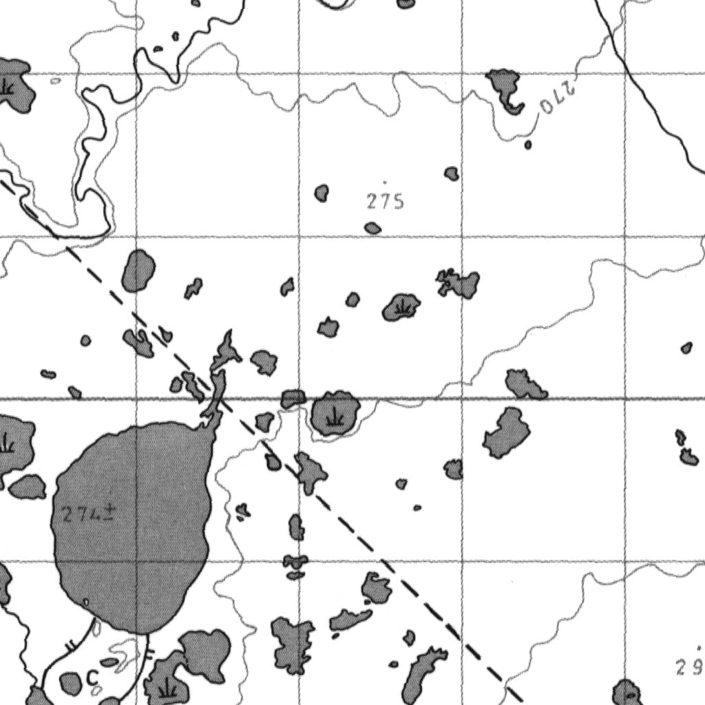 Bernard Lake, NT (096F07 CanMatrix) Map by Natural Resources Canada ...