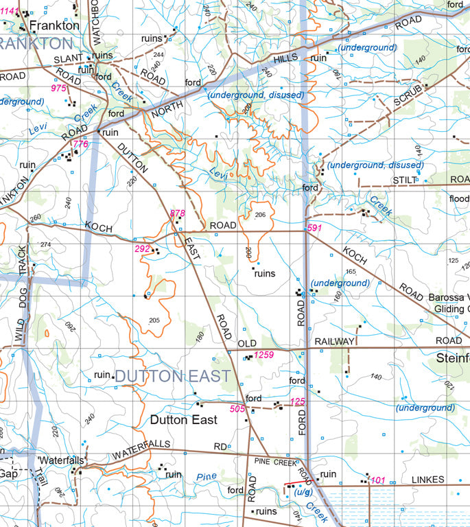 Riverland and Murray Mallee Map 209 by Mapland - Department for ...