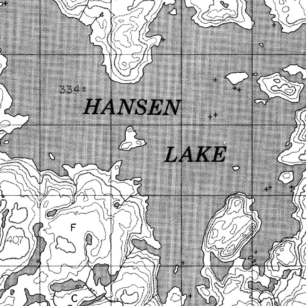 Hansen Lake, NT (086F10 CanMatrix) Map by Natural Resources Canada ...
