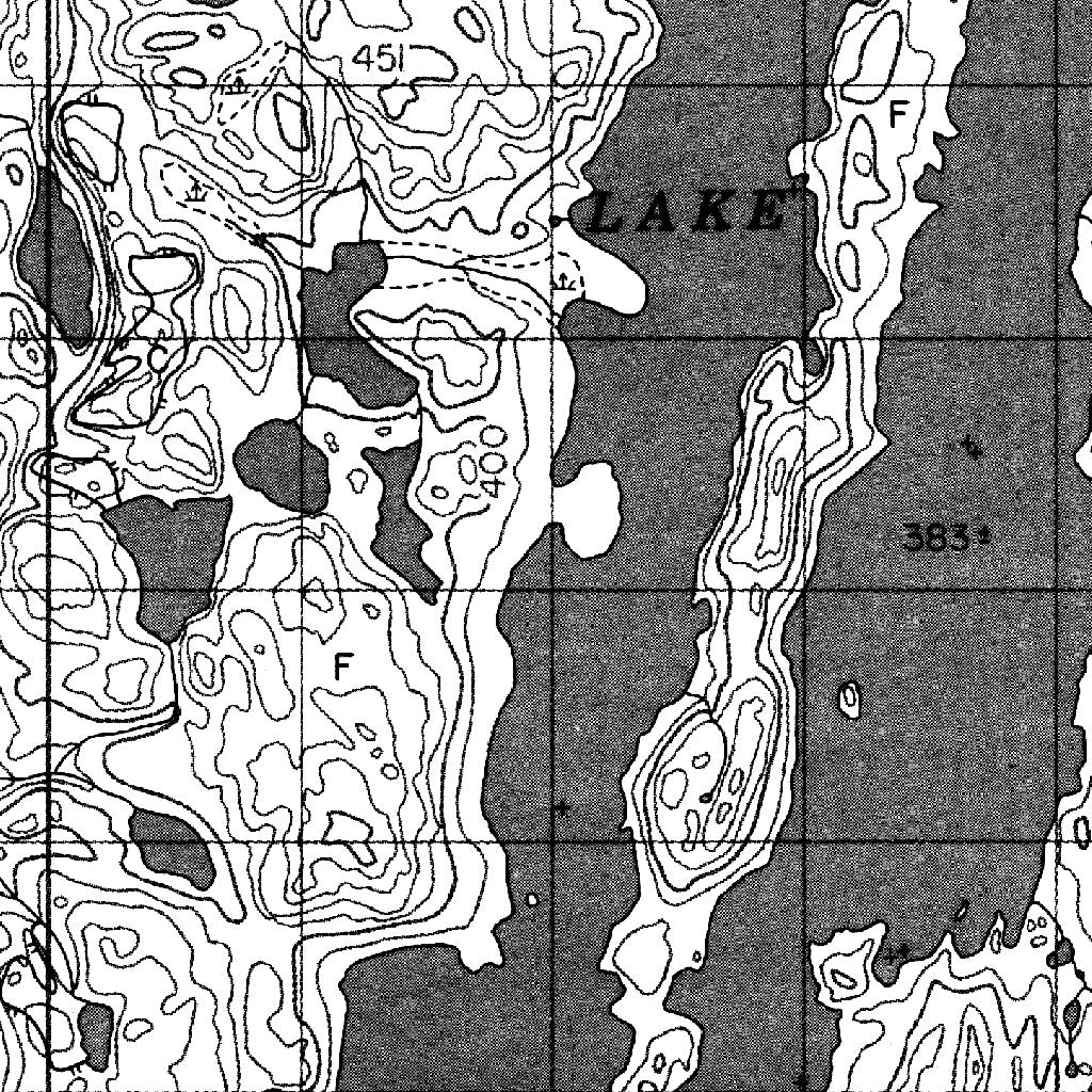 Broken Dish Lake, NT (086F16 CanMatrix) Map by Natural Resources Canada ...