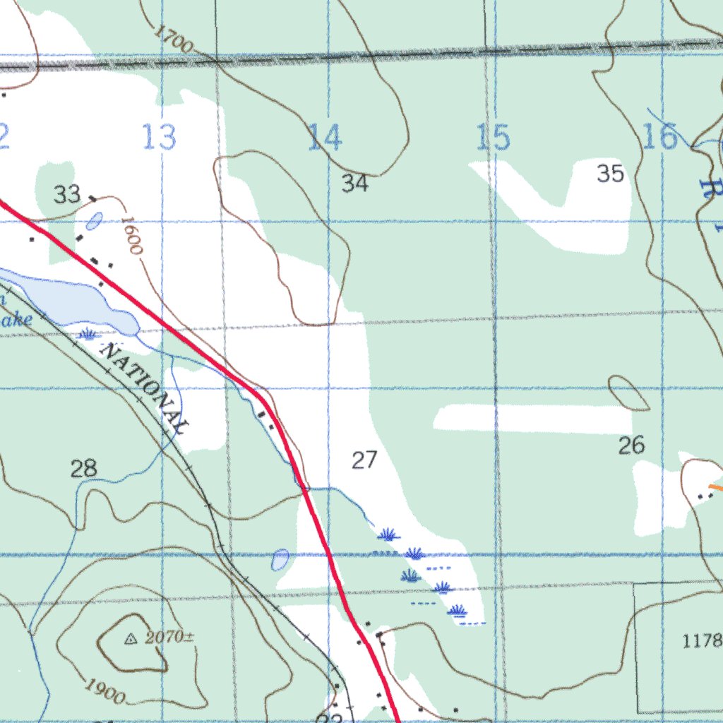 Smithers, BC (093L14 CanMatrix) Map by Natural Resources Canada ...
