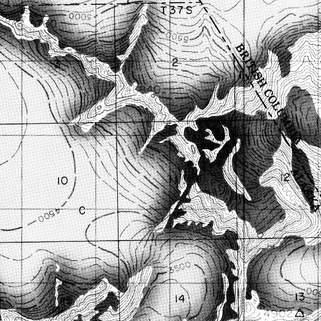 Tulsequah River, BC (104K12 CanMatrix) Map by Natural Resources Canada ...