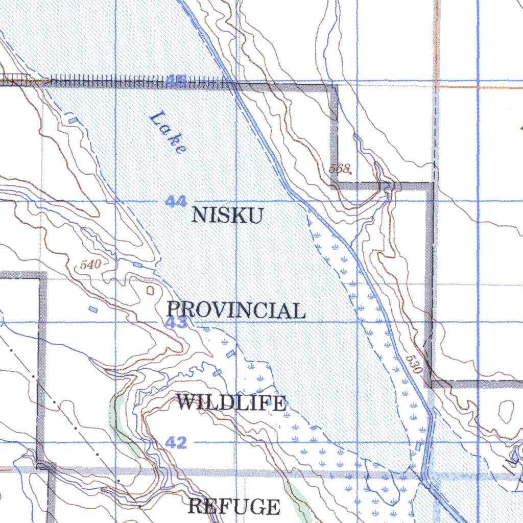 Eyebrow, SK (072J16 CanMatrix) Map by Natural Resources Canada | Avenza ...
